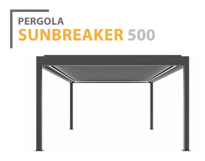 Pergola Sunbreaker 500 - TT Gradnja